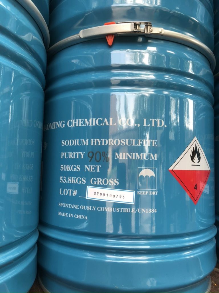 Tẩy đường Sodium Hydrosulfite Na2S2O4 90% - Natri Hydrosulphite 50kg ...