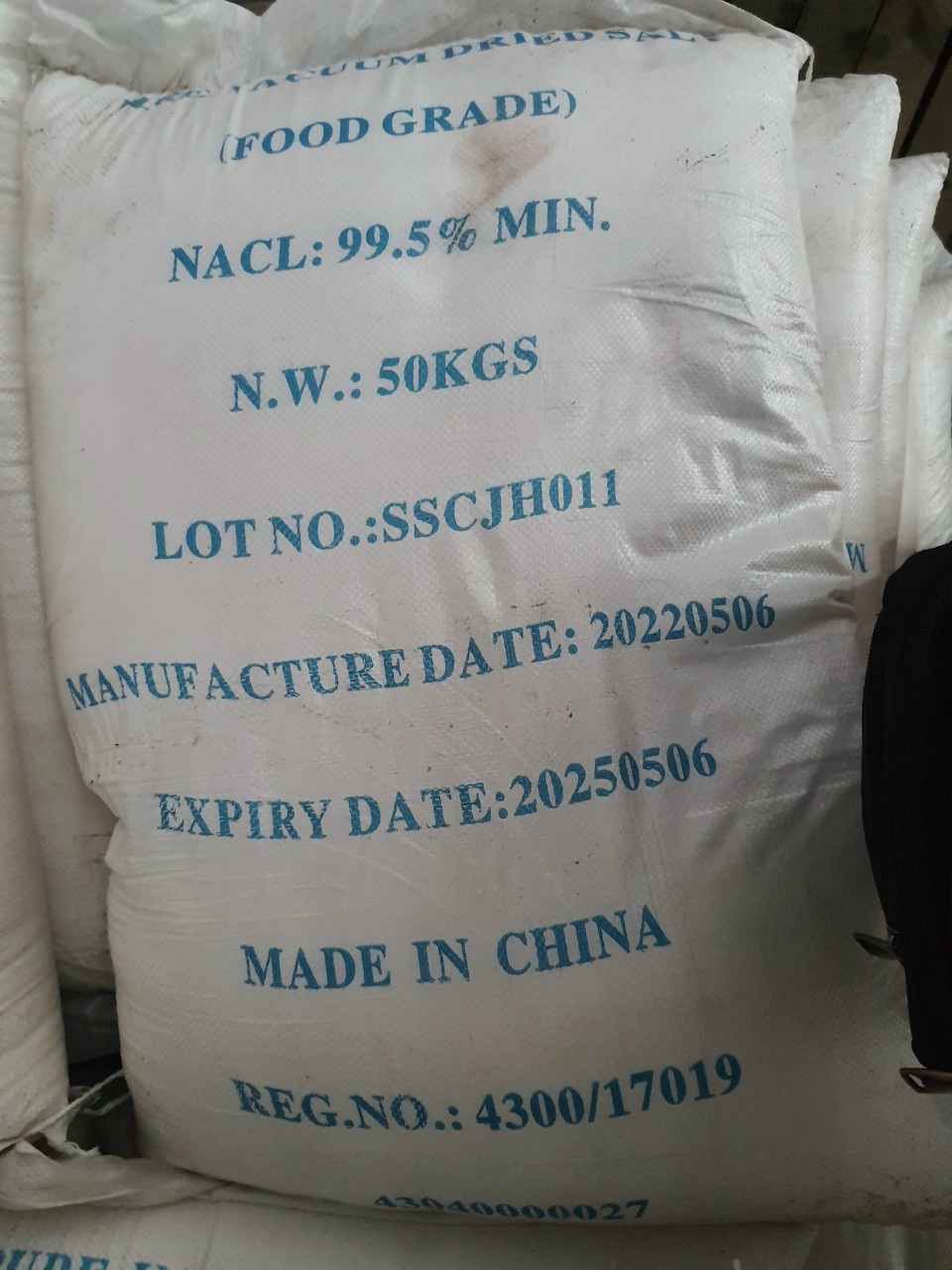 Muối tinh khiết NaCl - Natri Clorua 50kg/bao Ấn Độ, TQ, Thái,VN